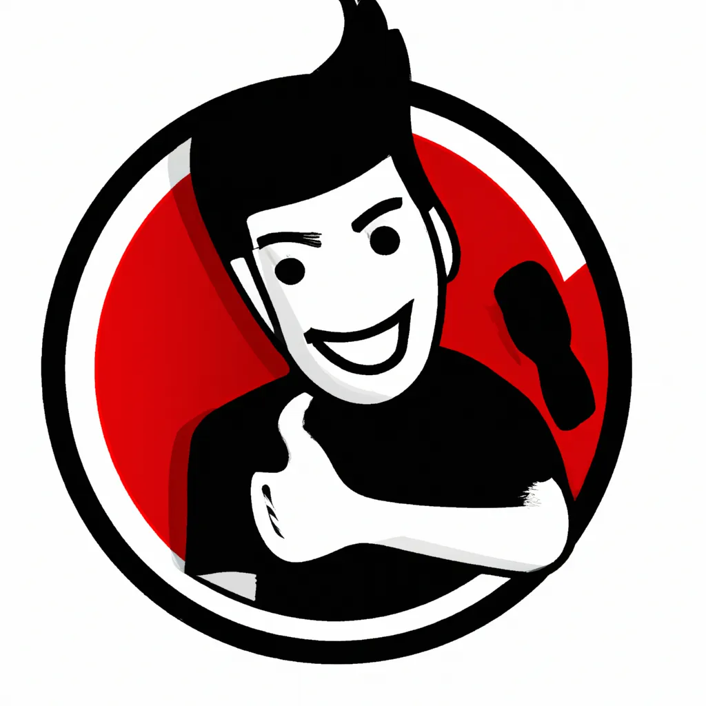 vector art of smiling man, logo | OpenArt