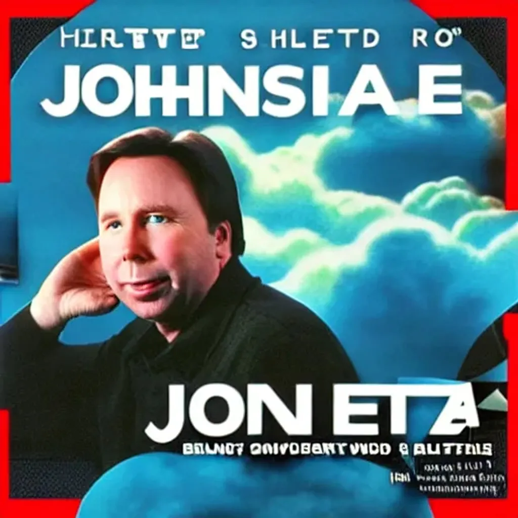 album cover featuring a 3d render of John ritter in... | OpenArt