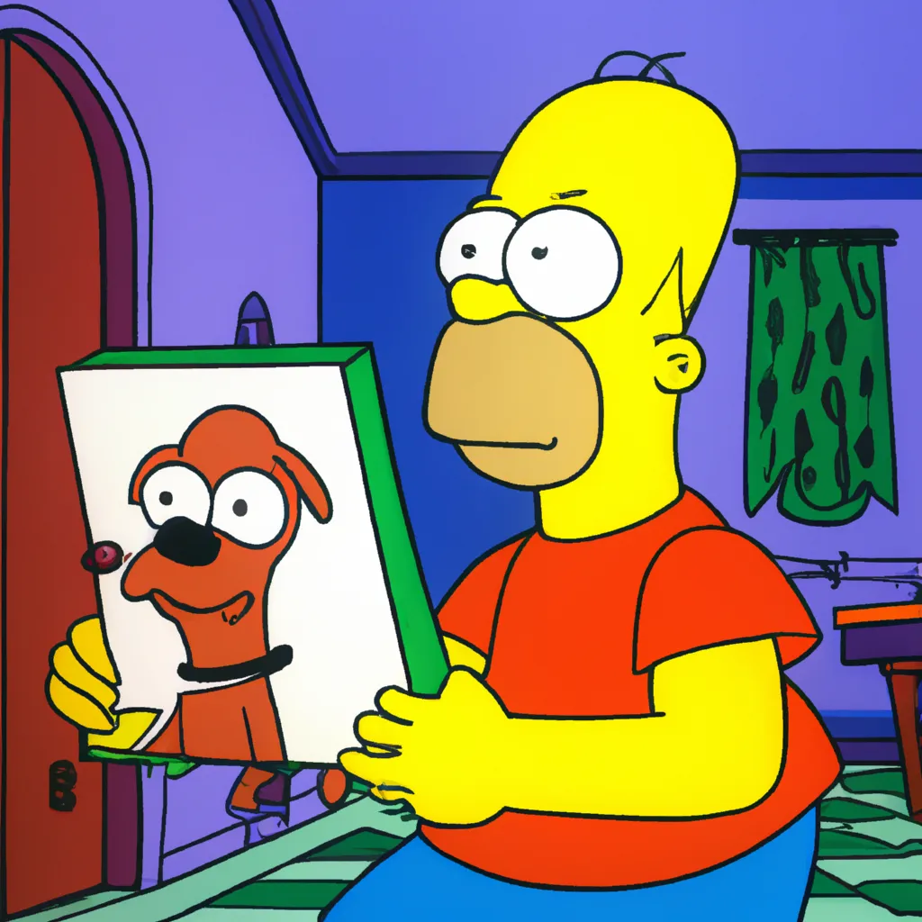 A still of Graggle Simpson in The Simpsons (1990) | OpenArt