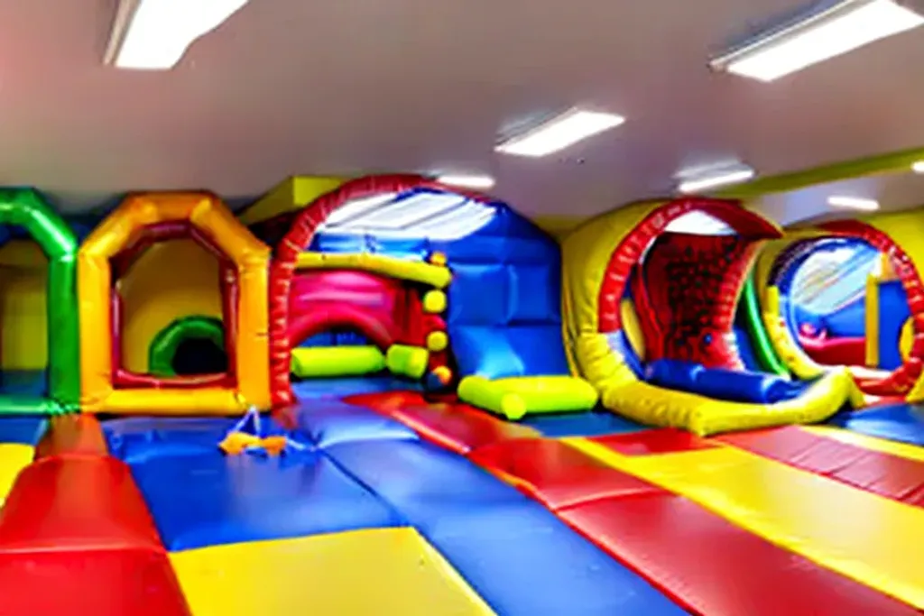 Indoor playground liminal space | OpenArt