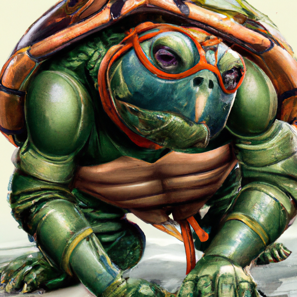 teenage mutant ninja turtle, Leonardo, marvel, intri... | OpenArt