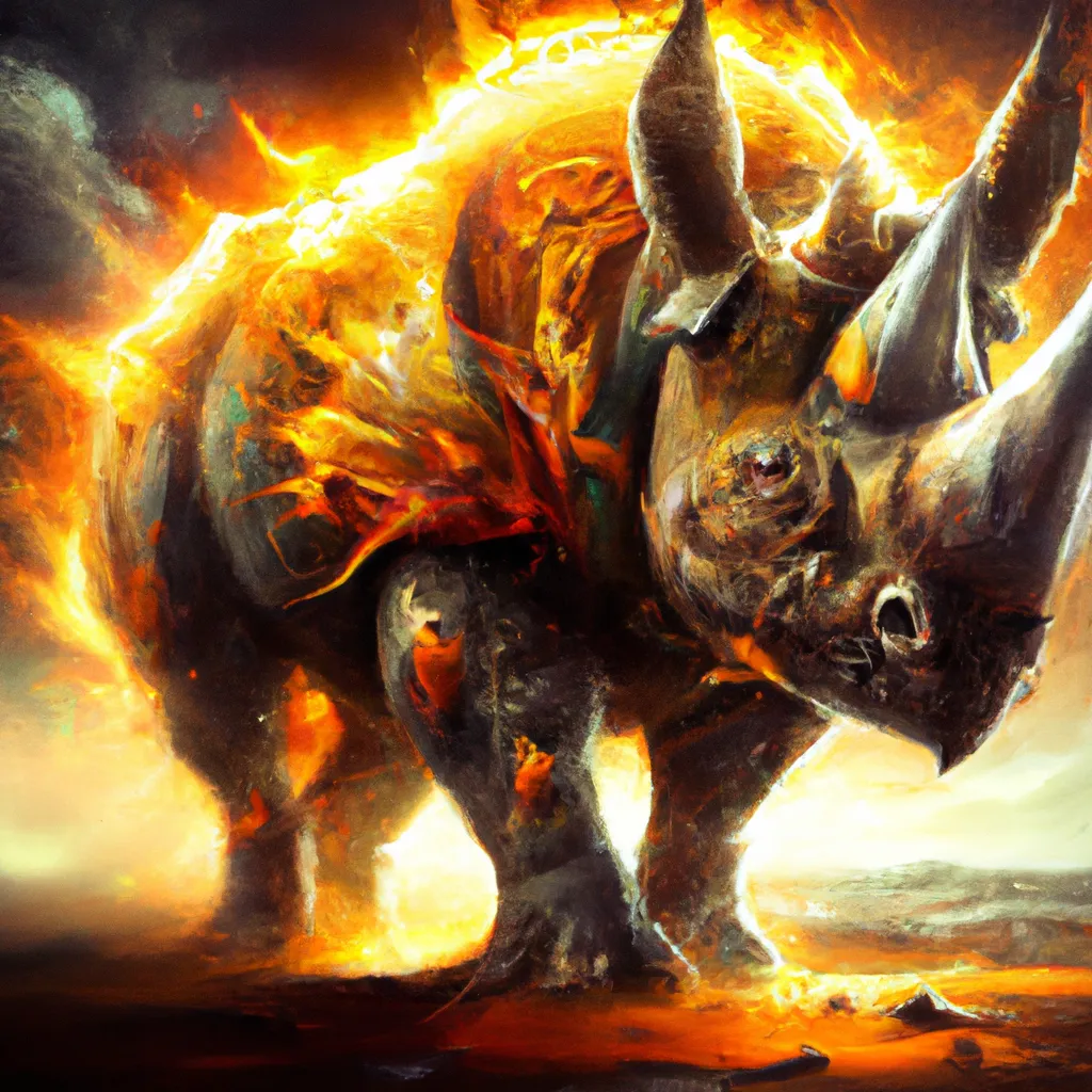 Flora and Fauna of a magical world, magical fiery Bi... | OpenArt