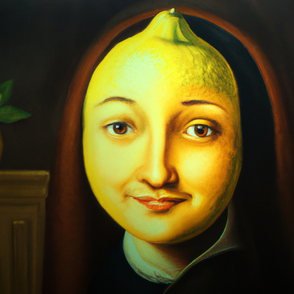 a portrait of a lemon character with the face of m... | OpenArt