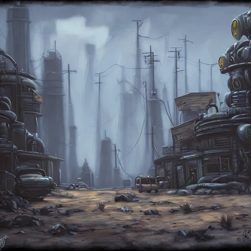 Fallout concept art, post-apocalyptic, Everywhere at... | OpenArt