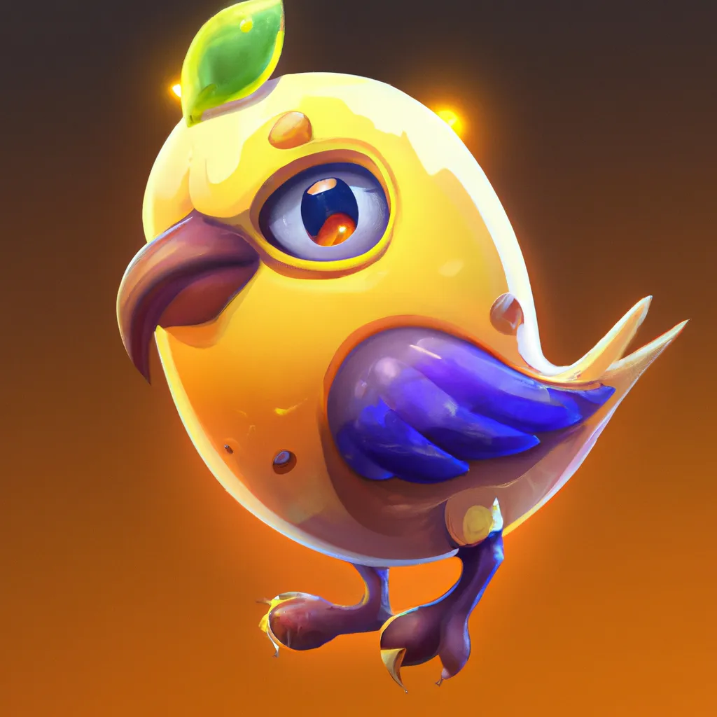 A Bird Character with funny face | OpenArt