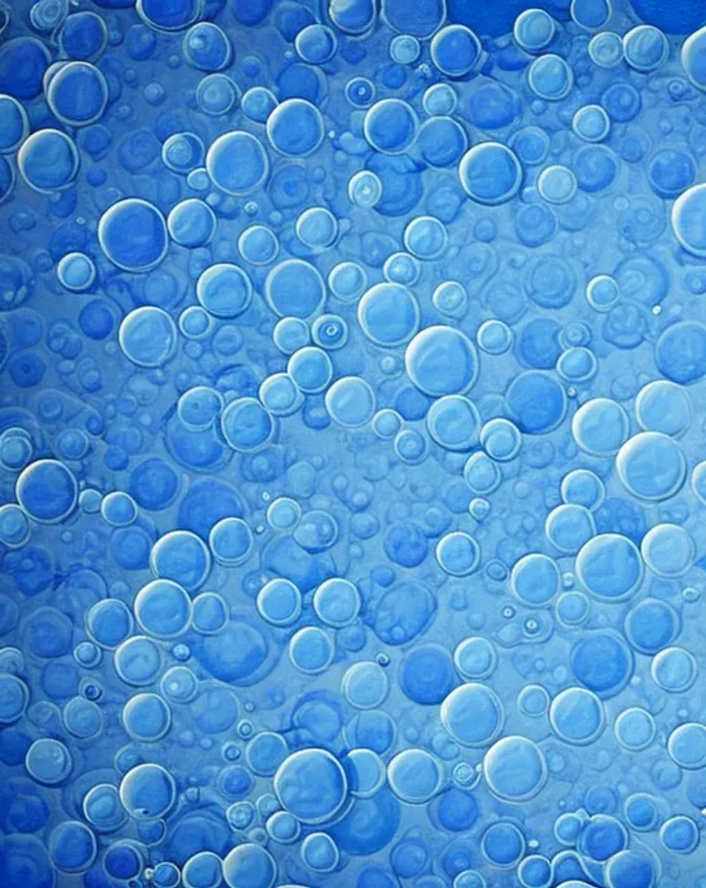 Blue Bubbles, (wallpaper) | OpenArt