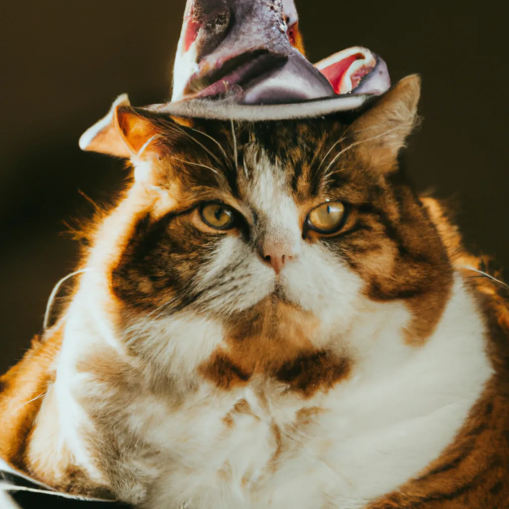 a fat cat wearing a wizard hat, Cinematic, Dramatic,... | OpenArt