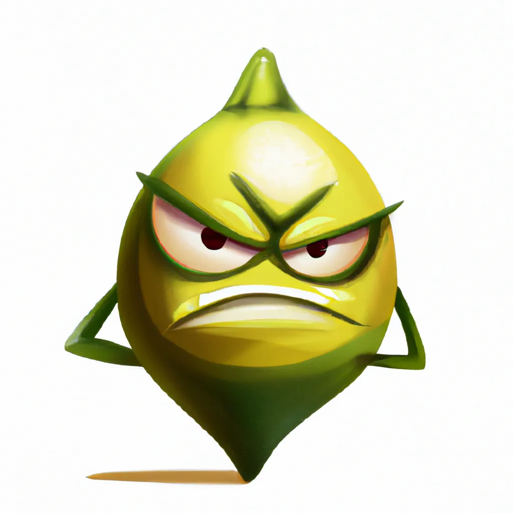 A buff lemon doing kungfu with fire, detailed digita... | OpenArt