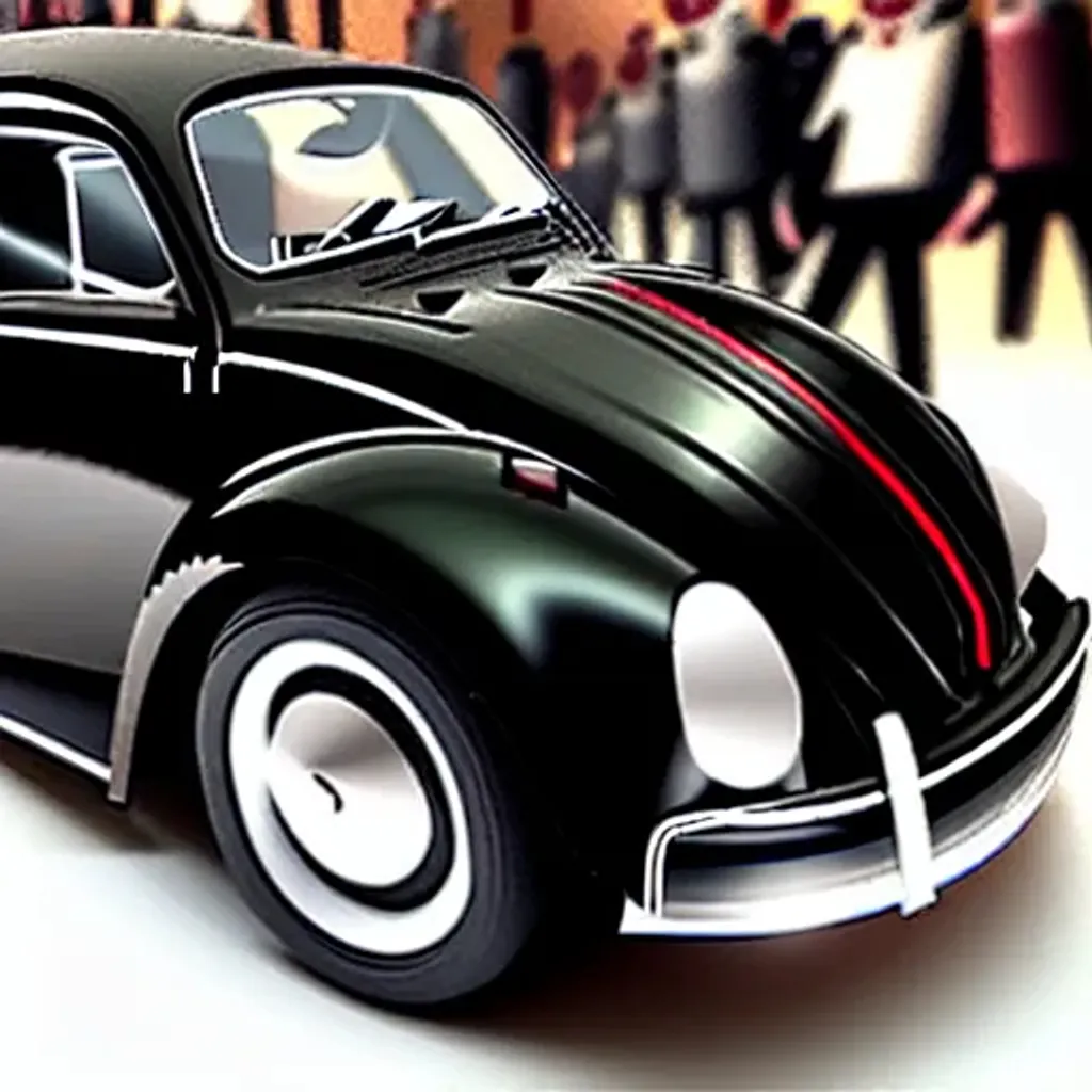Darth Vader's Volkswagen Beetle