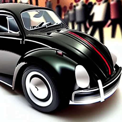 Darth Vader's Volkswagen Beetle