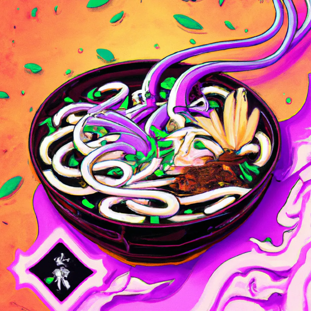 Maximalism udon, beautiful digital art | OpenArt