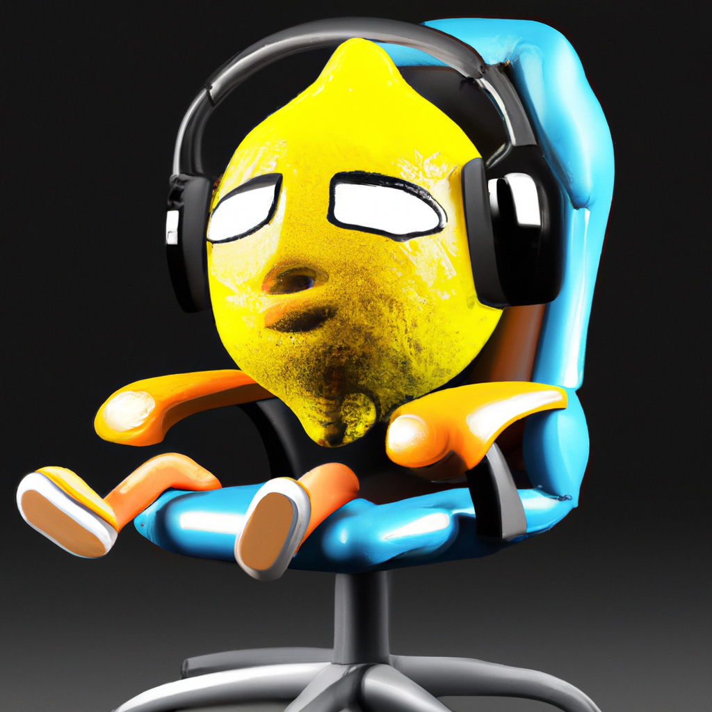 A lemon youtuber, wearing headphones. Mattvidpro. Ph... | OpenArt