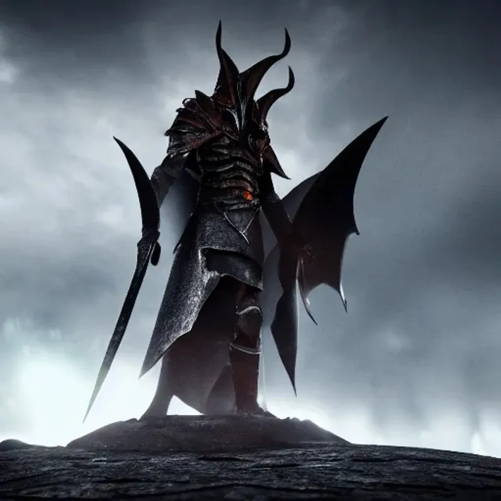 Ominous photo of Sauron forging the One Ring in the...