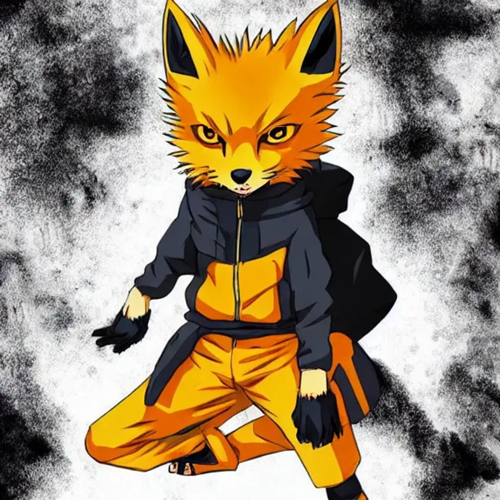 anime fox Furry pfp in the style of naruto | OpenArt