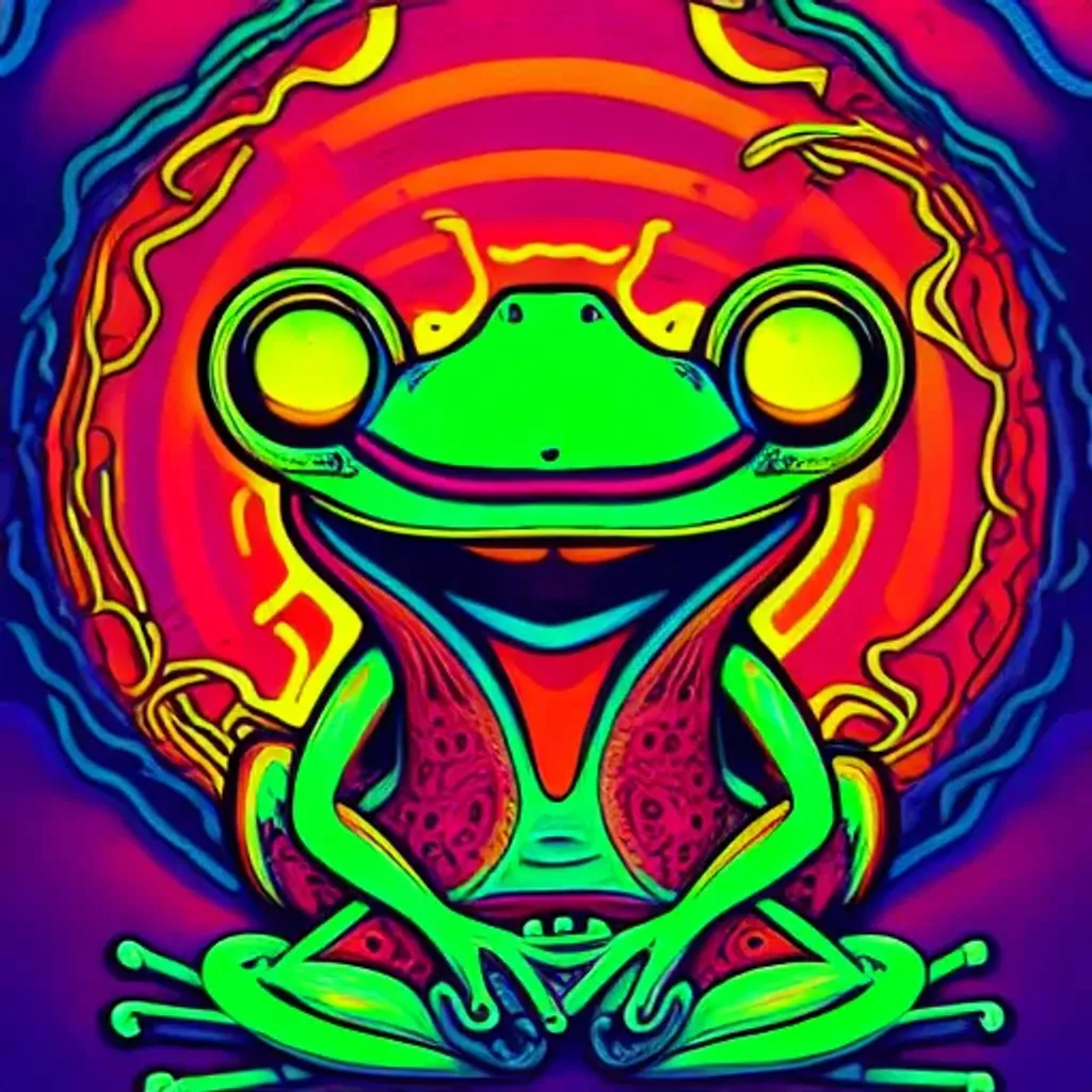 Frog with top hat | OpenArt