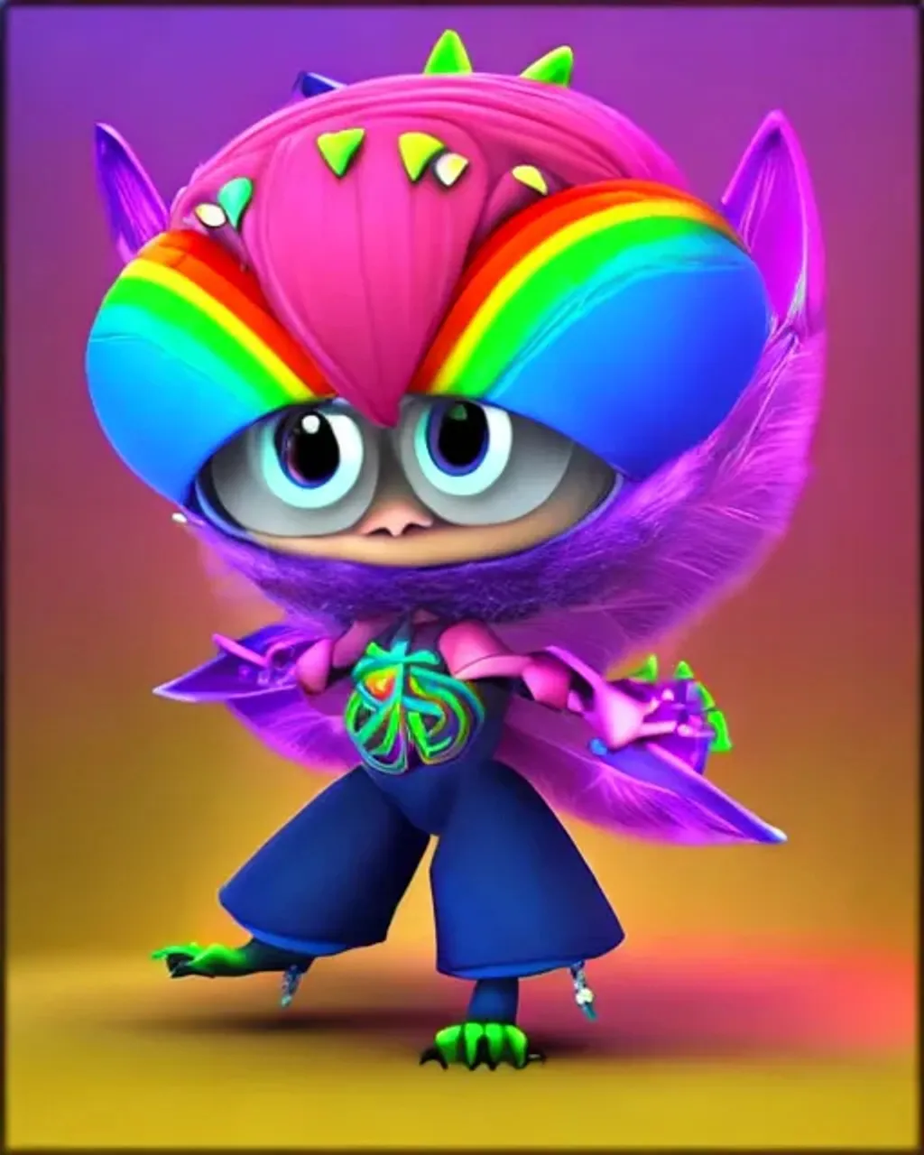 Disney pixar, exquisite new character, cute white Sp... | OpenArt