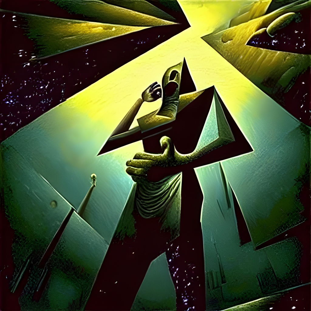 The Mummy! Impressive cubism Oil painting matte pai... | OpenArt