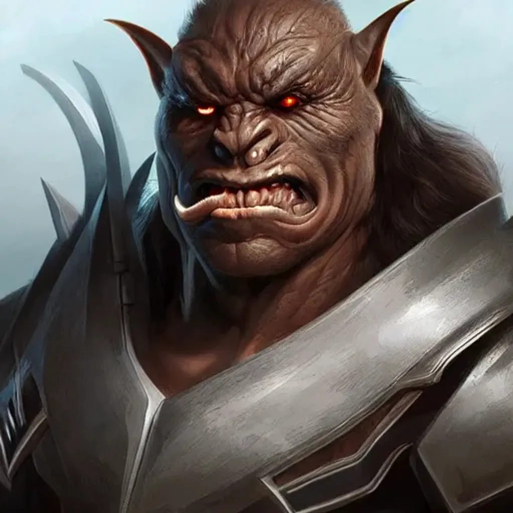 Orc hunter, portrait, futuristic, ultra realistic, c... | OpenArt