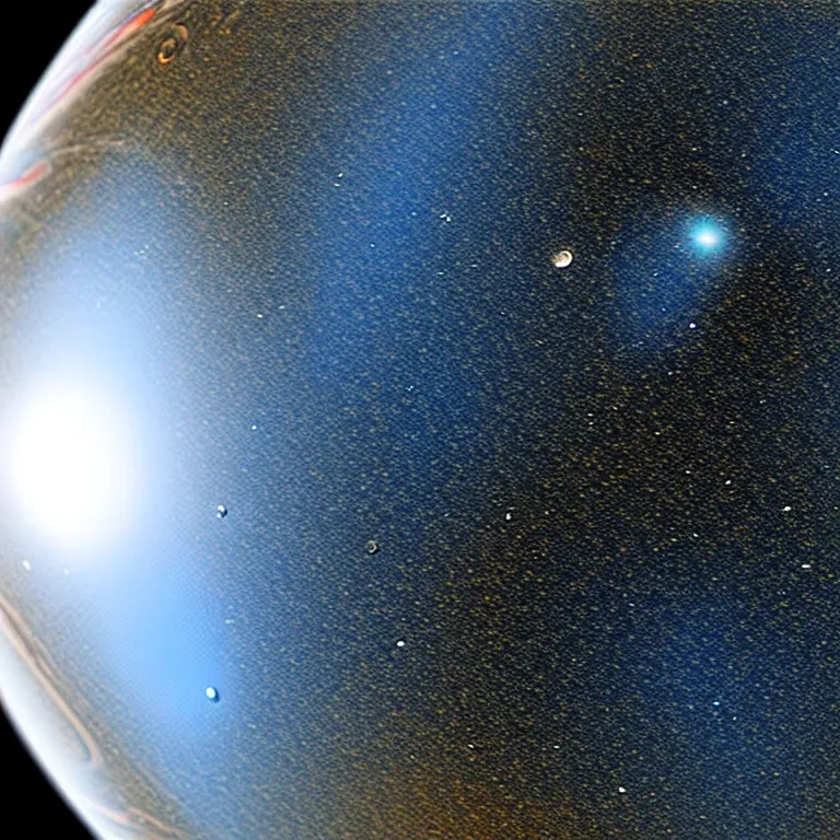 Professional satellite image, of a mirror planet, na... | OpenArt