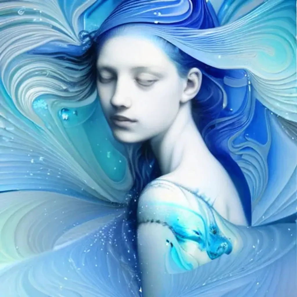 Sorrowful and ethereal river naiad | OpenArt