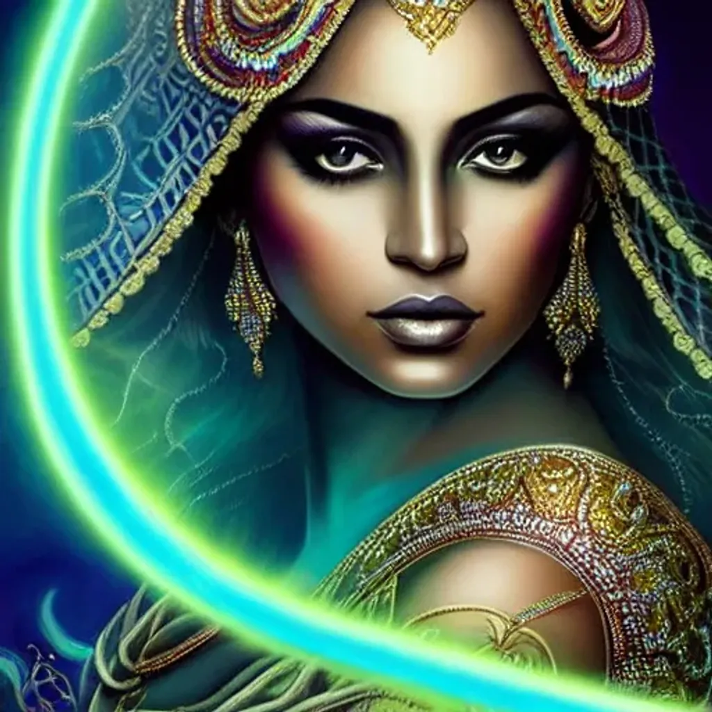 very detailed super empath portrait, flute playing ,... | OpenArt