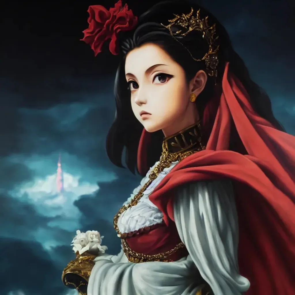 a princess, dark atmosphere, ((baroque oil painting)... | OpenArt