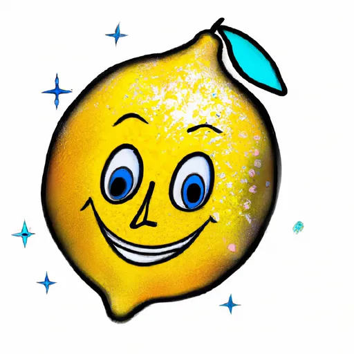 The simplest laziest cartoon pencil drawing of a lem... | OpenArt