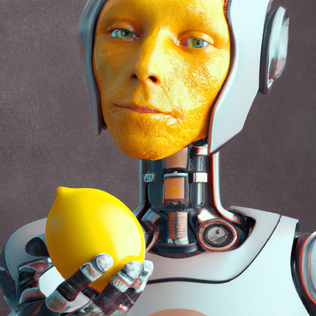 Lemon Humanoid SuperHero in Marvel Style Typing at a... | OpenArt