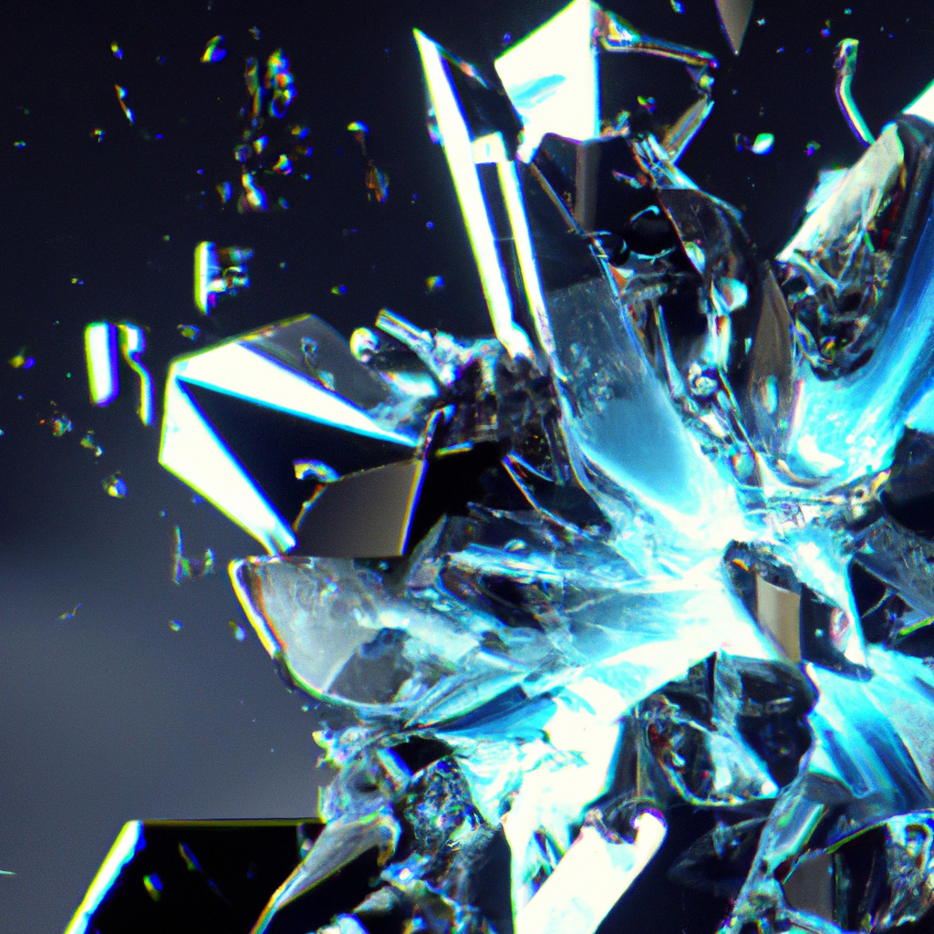 shattered crystal explosion, creating an energtic fo... | OpenArt