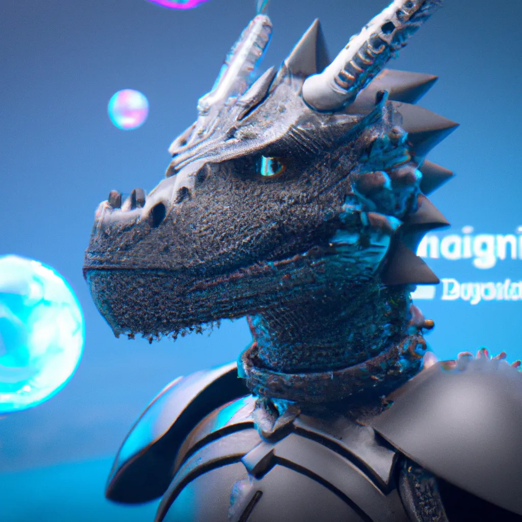 Cute 4d rendered Portrait of a Dragon as Knight at t... | OpenArt