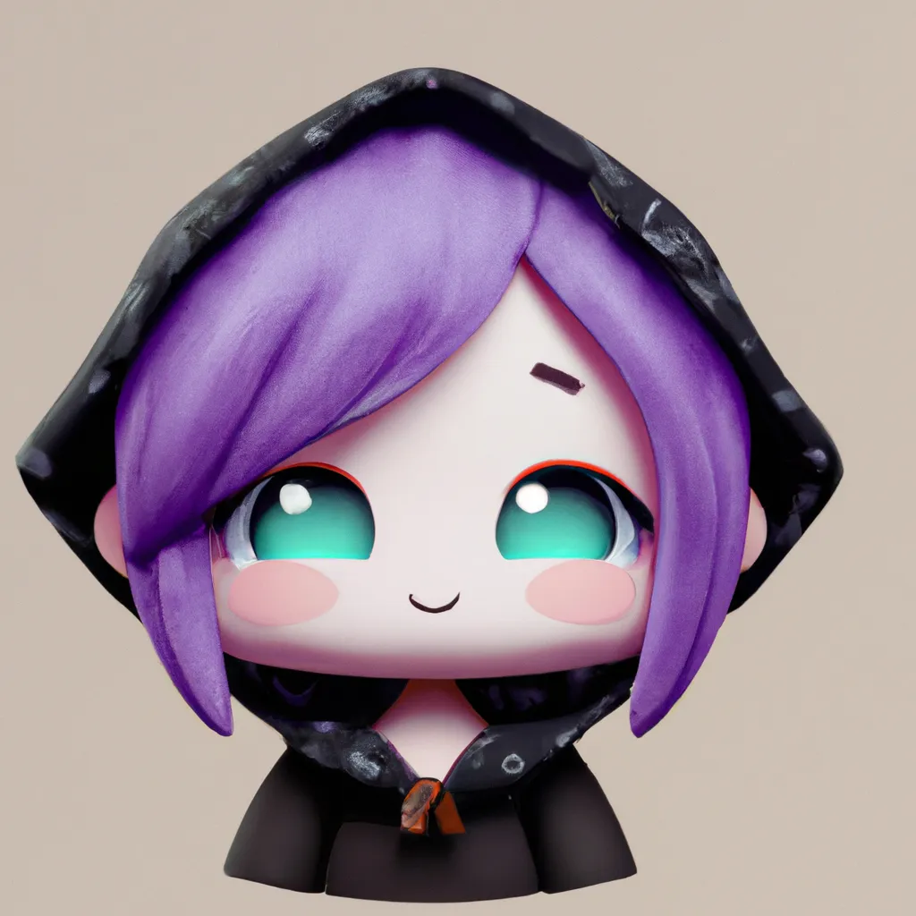 a 3d cute octane render of a cute and adorable purpl... | OpenArt