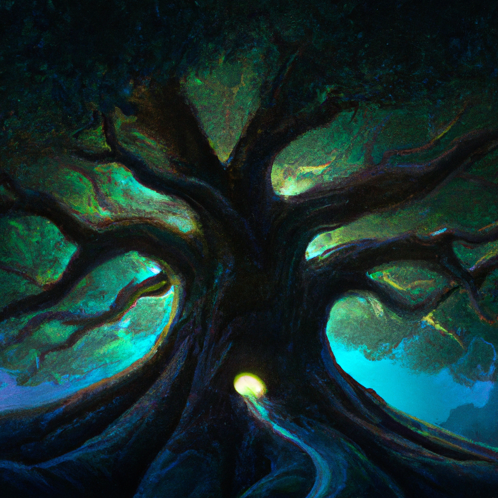 digital art of a magical oak tree, majestic, giant,... | OpenArt