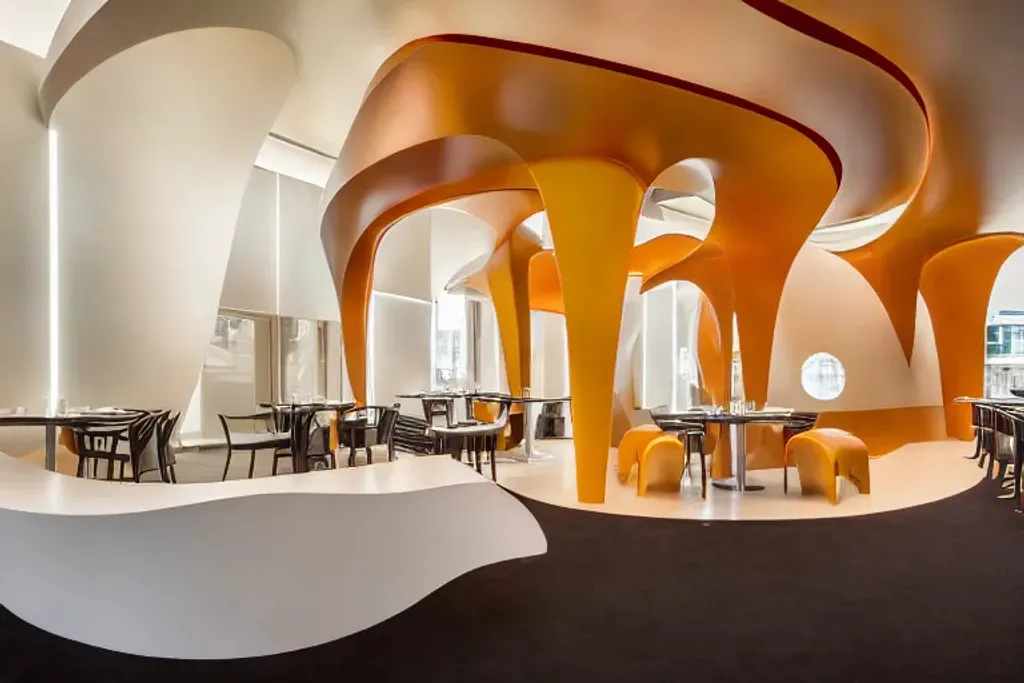 Restaurant, Interior, design furniture, anish kapoo...