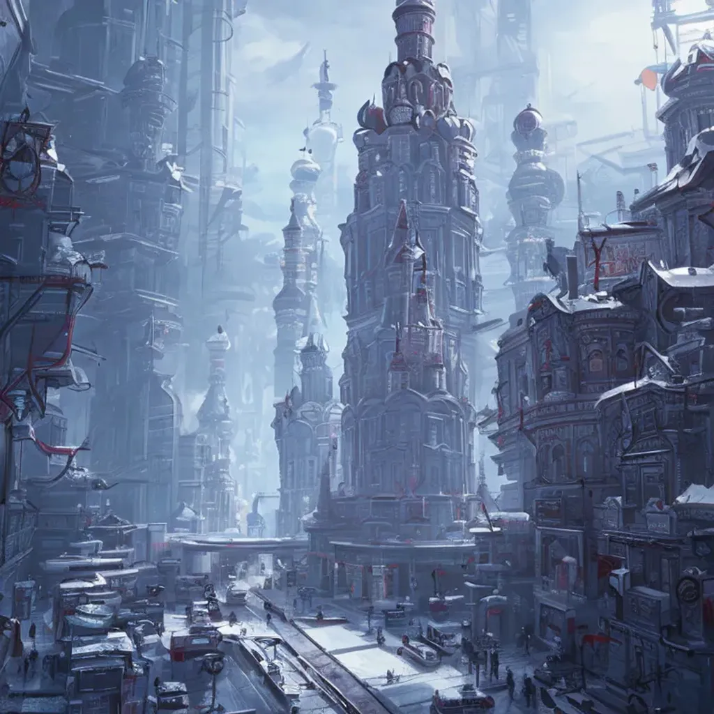 cyberpunk Russian Empire, 8k concept art, trading on... | OpenArt