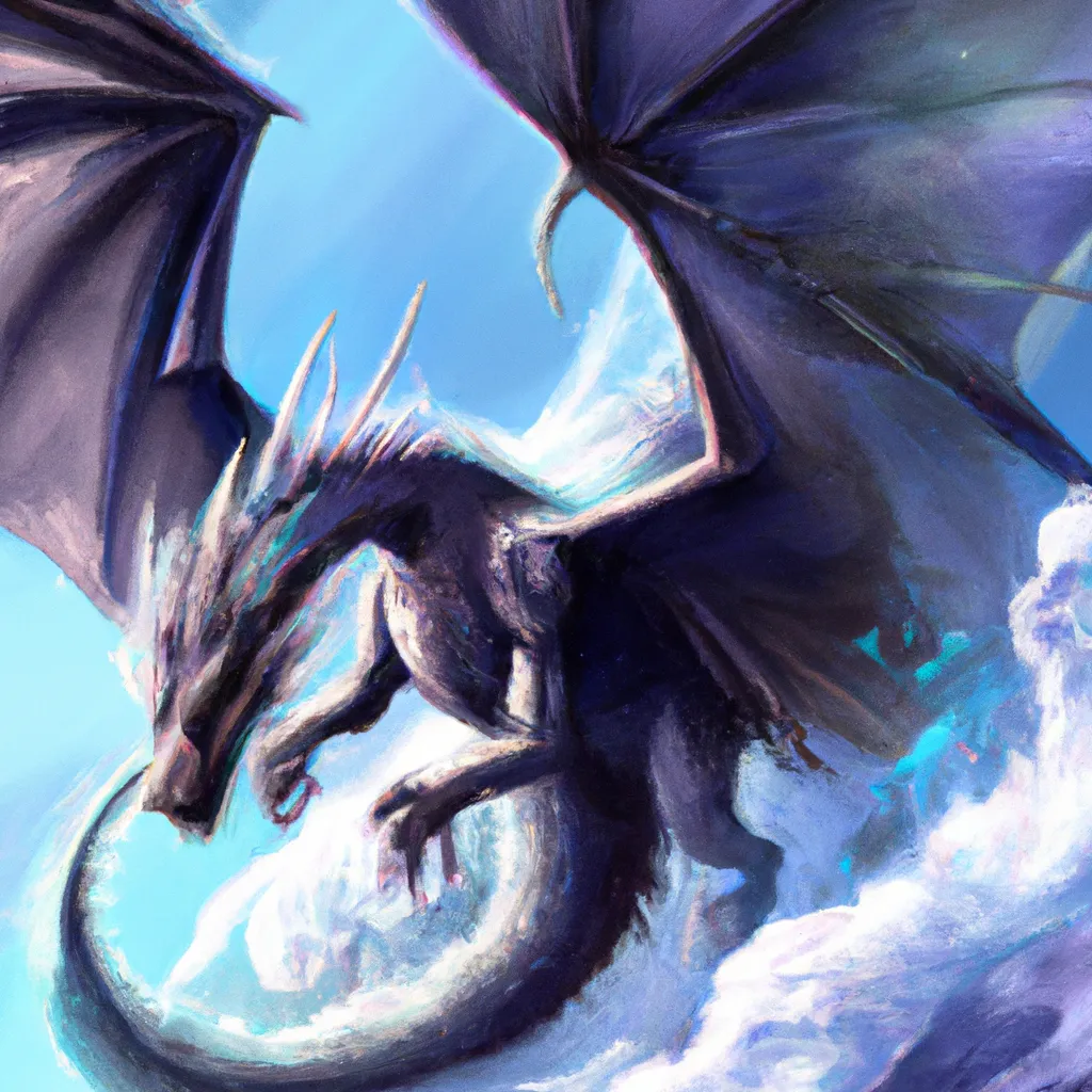 dragon flying around, Anime Key Visual, digital art,... | OpenArt