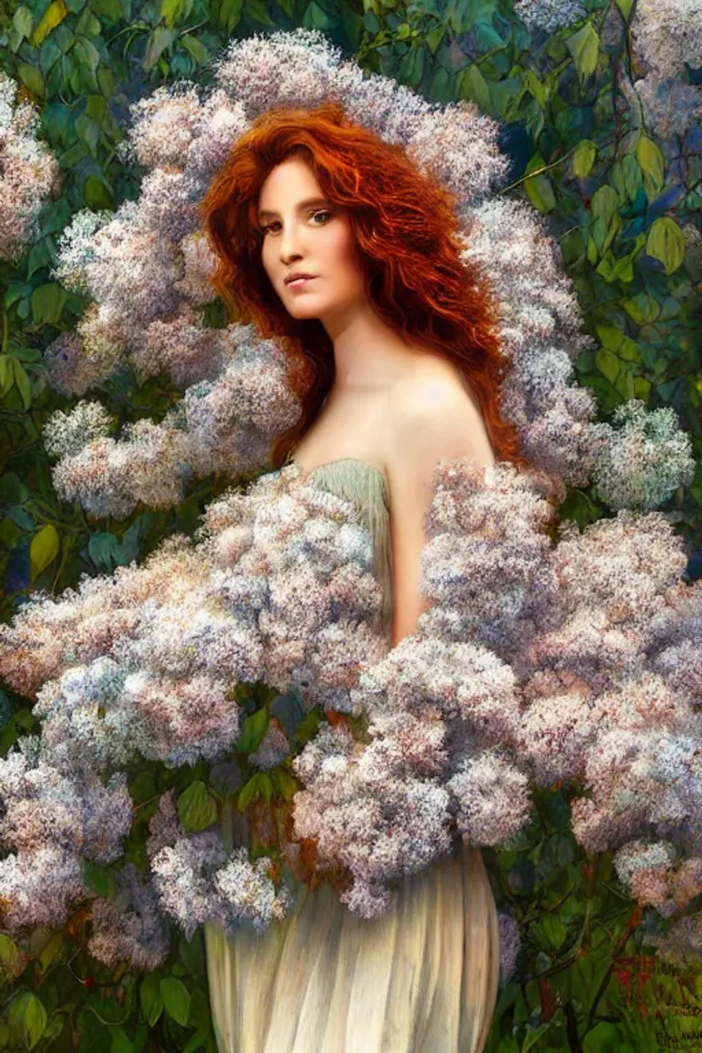 digital art renaissance oil painting of a gorgeous... | OpenArt