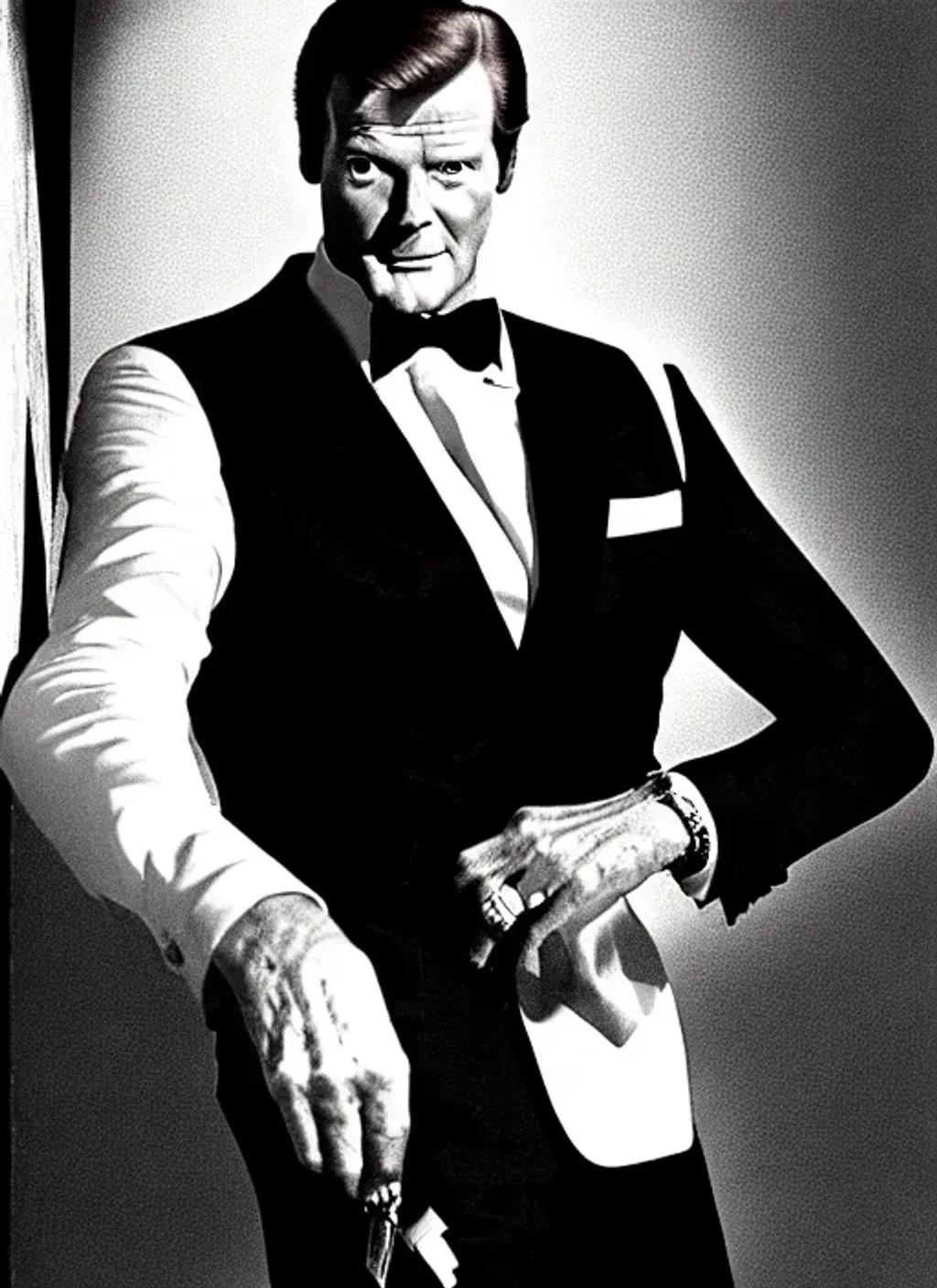 Roger Moore by Todd McFarlane | OpenArt