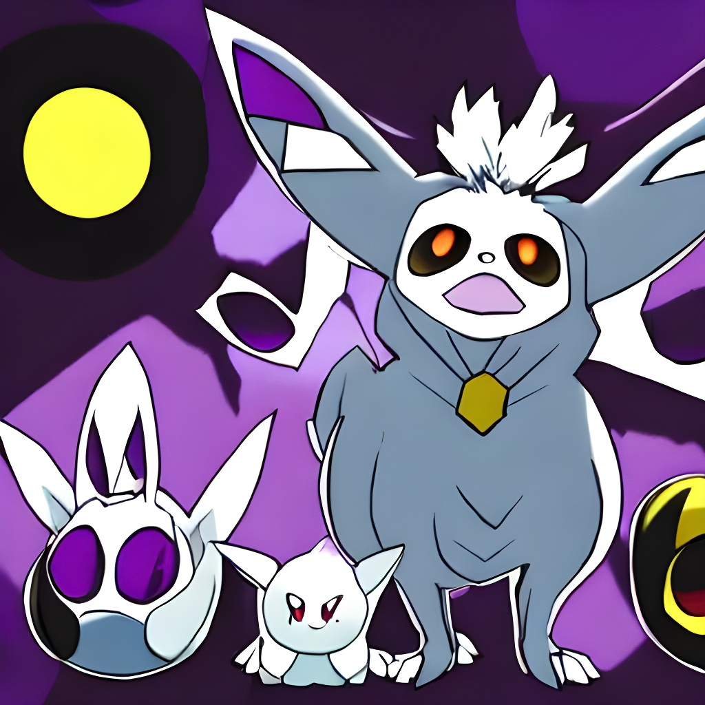 pitbull pokemon, Dark and ghost type pokemon, cute,... | OpenArt