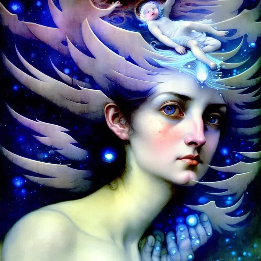 (( woman cherub shapeshifter by Mandy Jurgens, Merri... | OpenArt