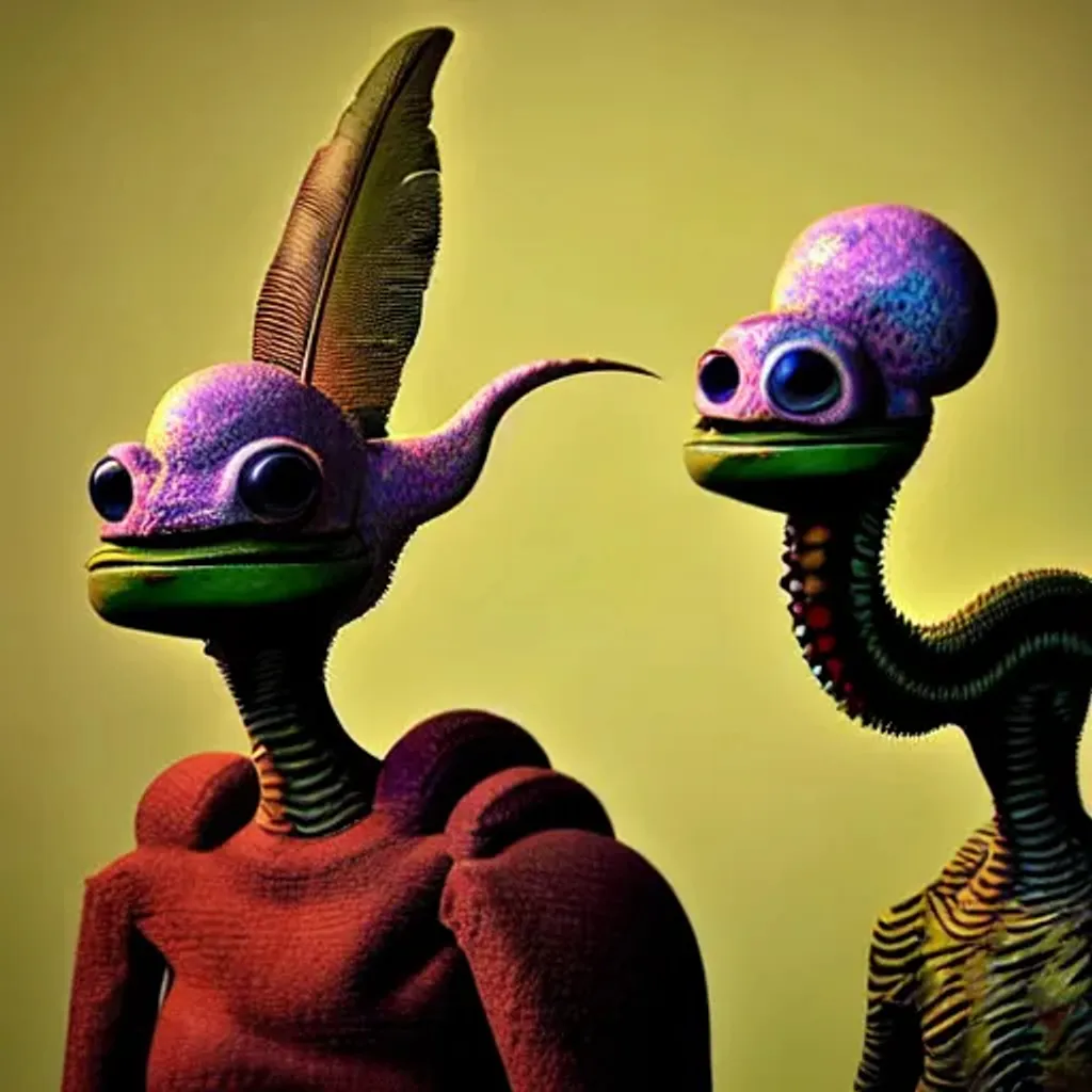 a strange bird turtle giraffe chimp chimera creature... | OpenArt