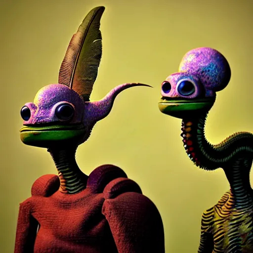 a strange bird turtle giraffe chimp chimera creature... | OpenArt