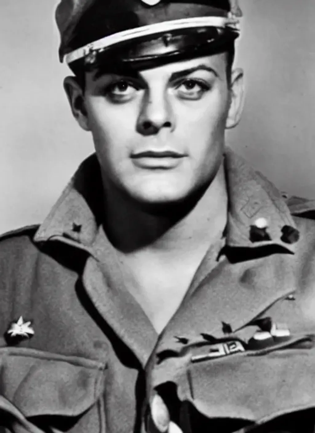 Photograph of Roger Moore as a soldier in World War... | OpenArt