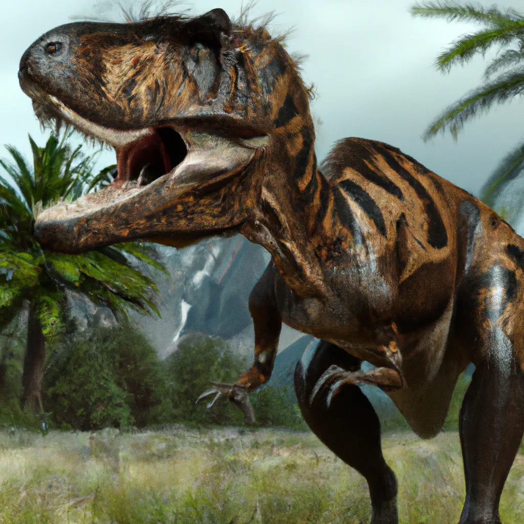 ancient has dinosaur head chimera of wolf with a ja... | OpenArt