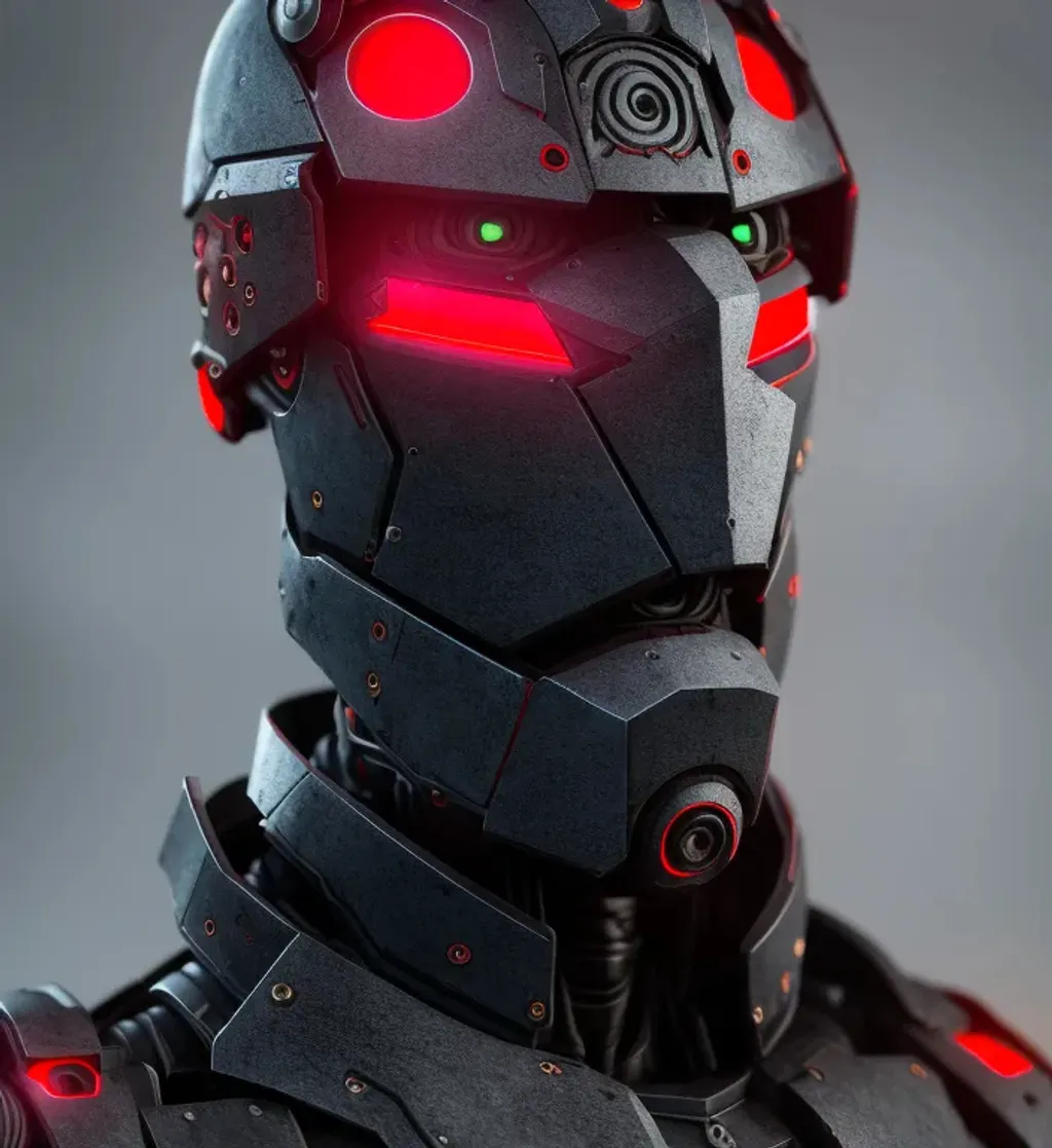 a full body shot of an imposing cyborg ( troll ), op... | OpenArt