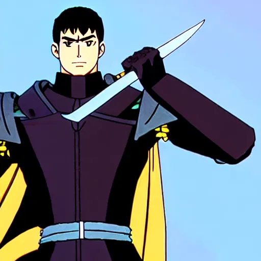 Guts from berserk, gattsu the black swordsman, 80s r... | OpenArt