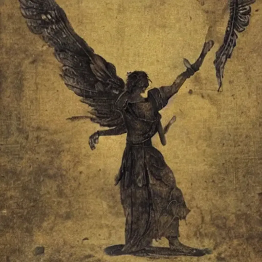 death spirit with wings | OpenArt