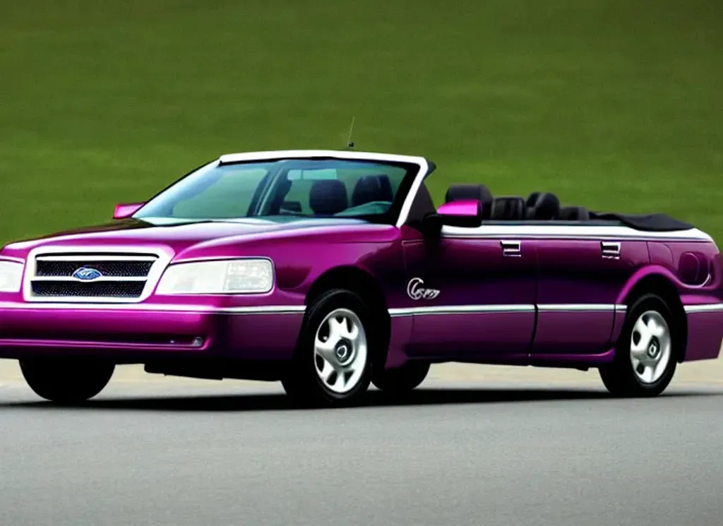 An photograph of an 1999 Ford Crown Victoria convert... | OpenArt