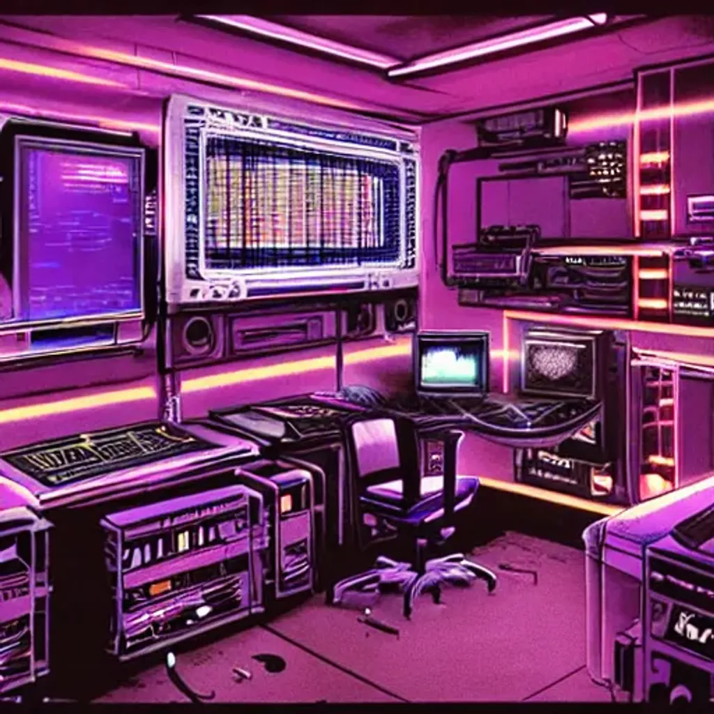 a cyberpunk café | OpenArt