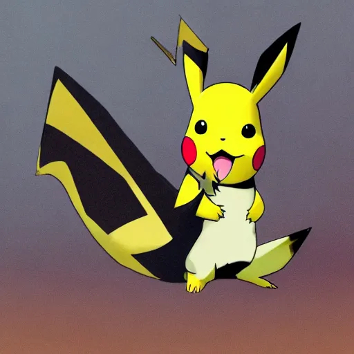 Pikachu as a dragon