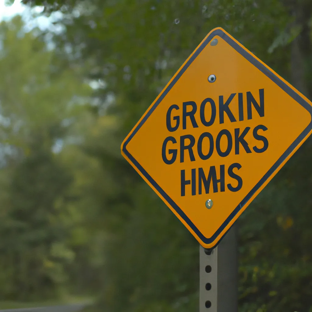 An american road sign warning for goblins ahead, 4k,... | OpenArt